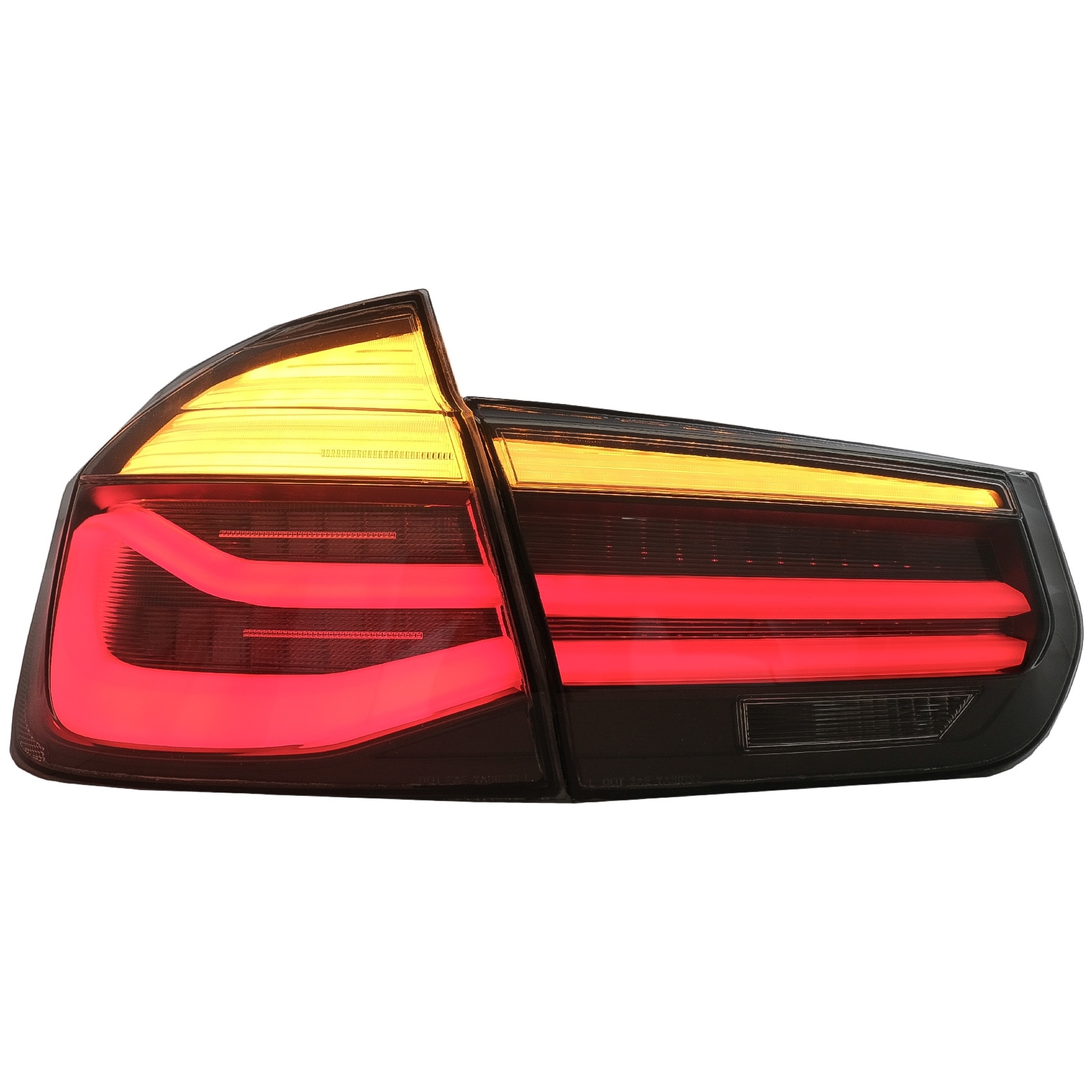 Stopuri LED M Look Black Line compatibil cu BMW Seria 3 F30 2011-2019 ...