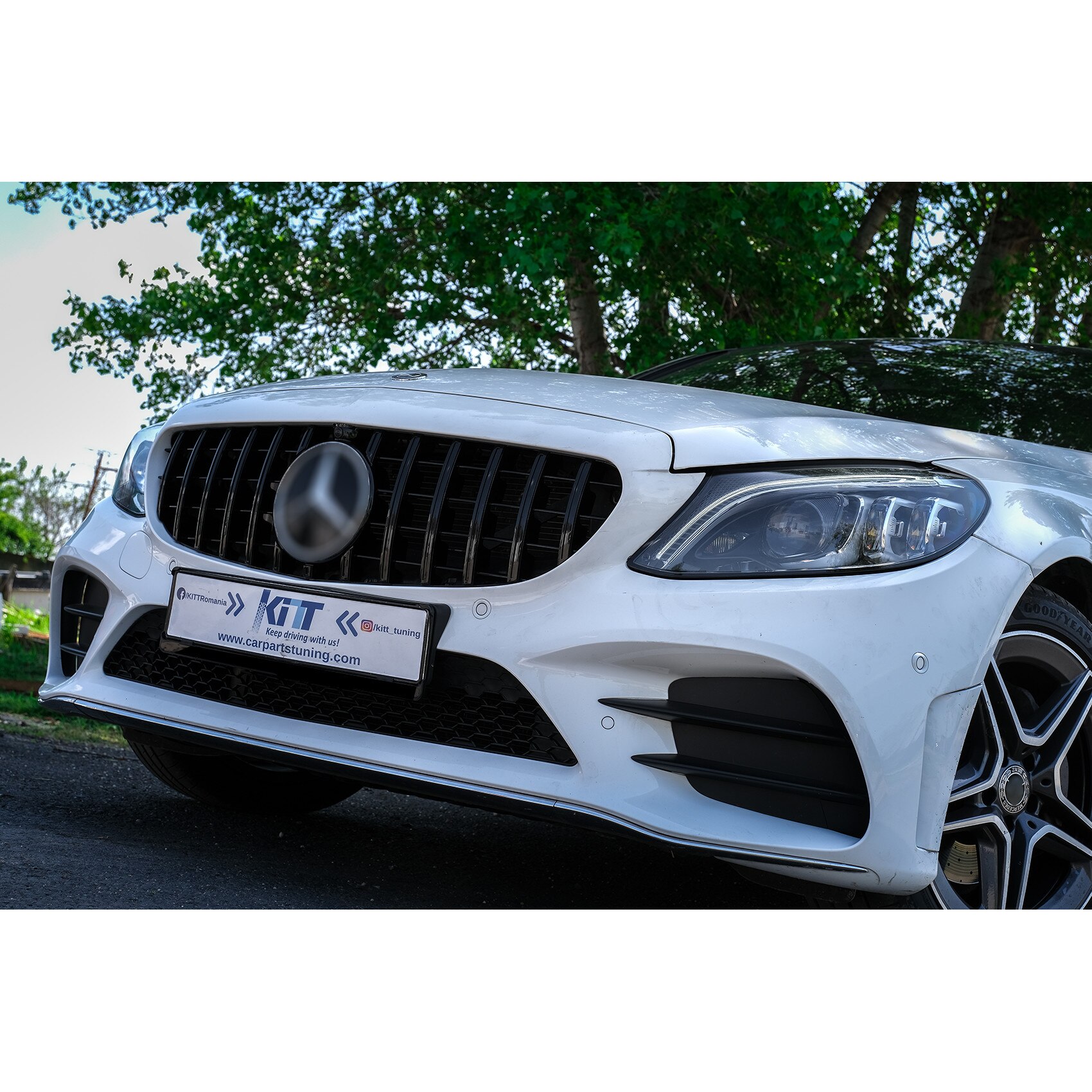 Централна решетка, съвместима с Mercedes C-Class W205 S205 A205 C205 ...