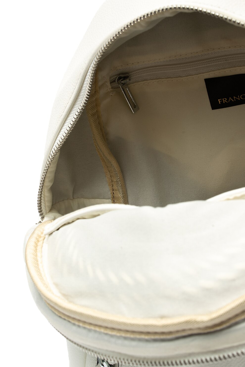 Francesca Rossi, Раница от еко кожа, Мръснобял - eMAG.bg