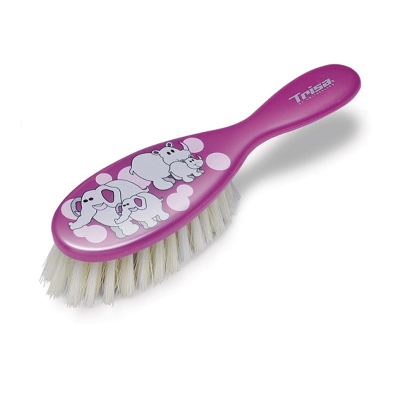 Perie par pentru copii Baby Trisa, Roz - eMAG.ro