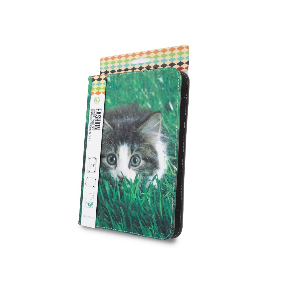 Husa BookStand, universala, pentru Tablete intre 7 si 8”, din piele ...