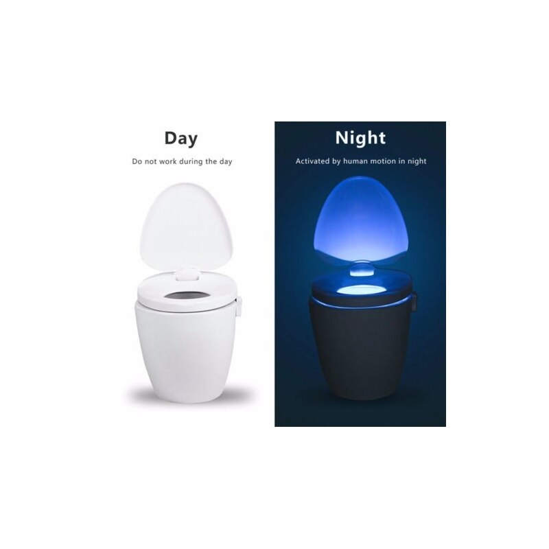 Lampa Led pentru iluminarea vasului de toaleta, Gonga® Alb - eMAG.ro