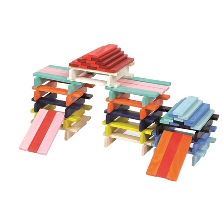 Set plachete din lemn Janod Kubix - eMAG.ro