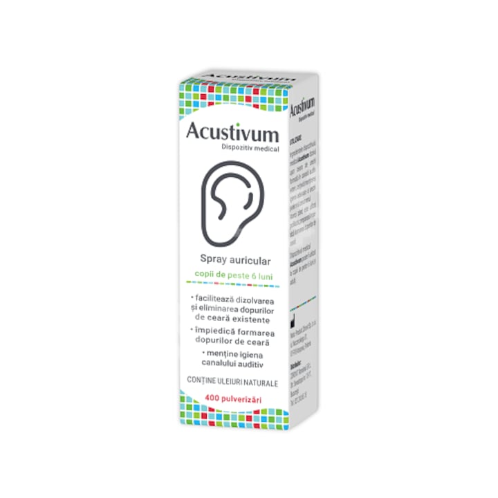Spray Auricular Acustivum, 20 ml - eMAG.ro