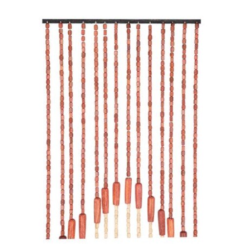 Perdea ornamentala din bambus, 200 x 90 cm, diamond, 52 franjuri ...