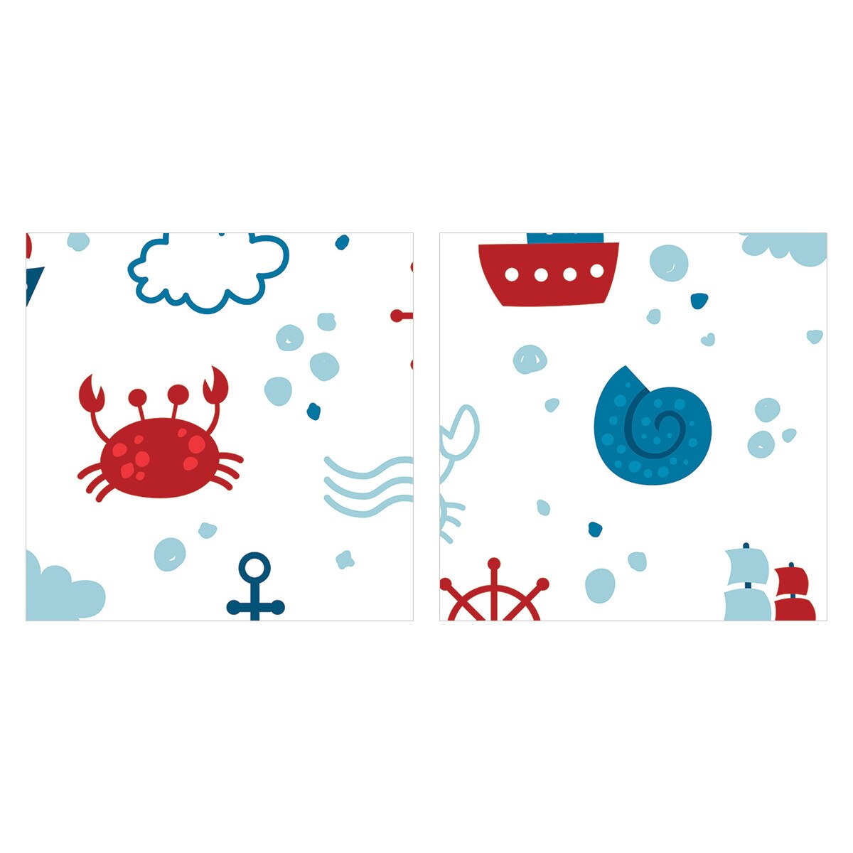 Ceas de perete din sticla 50x50 cm, Simboluri De Navigatie, C3AC50x50 ...