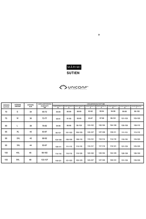 Sutien pentru femei push-up SM01, bej, Uniconf, 85C - eMAG.ro