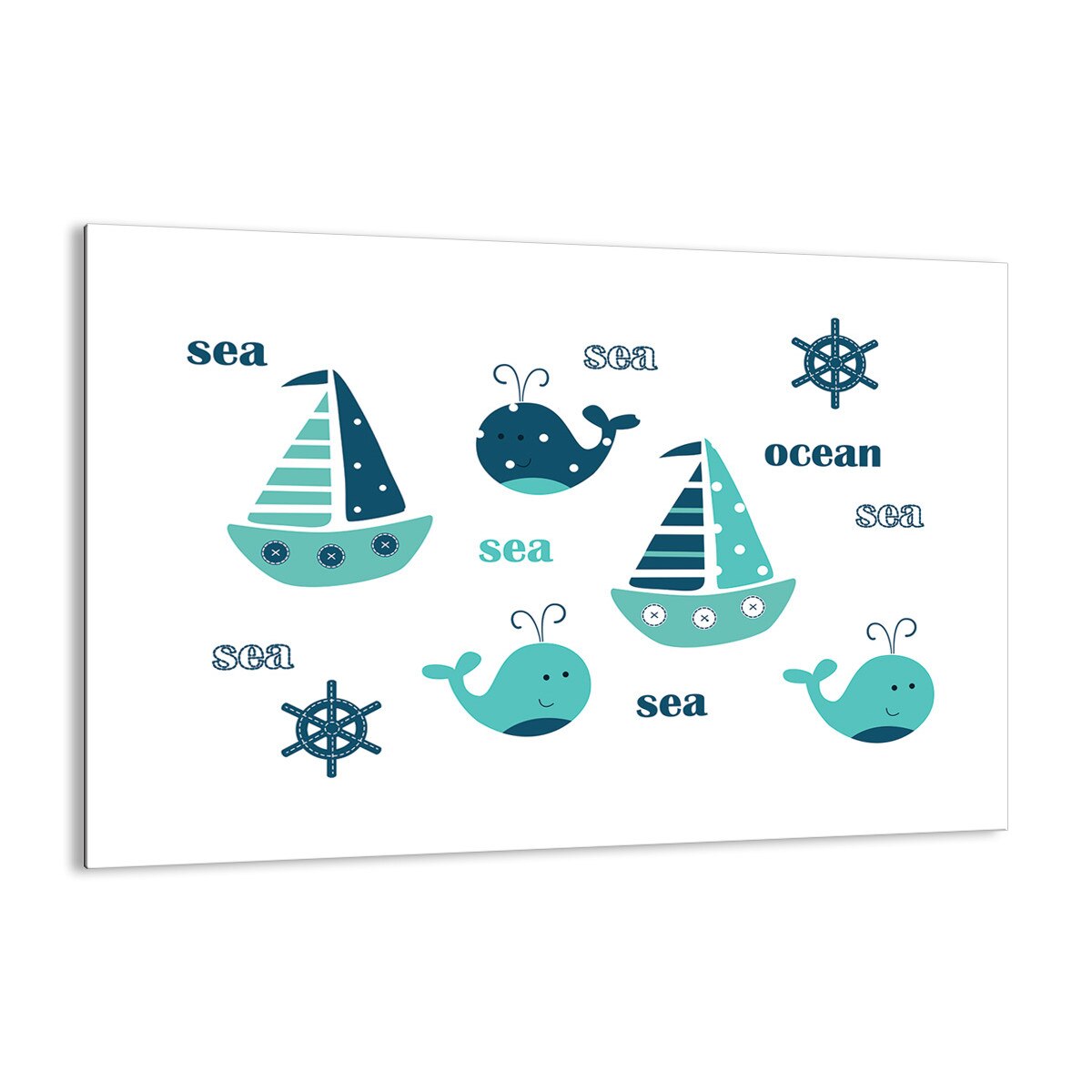 Tablou pe sticla 100x70 cm, Simbol De Navigatie, GAA100x70-2913 - eMAG.ro