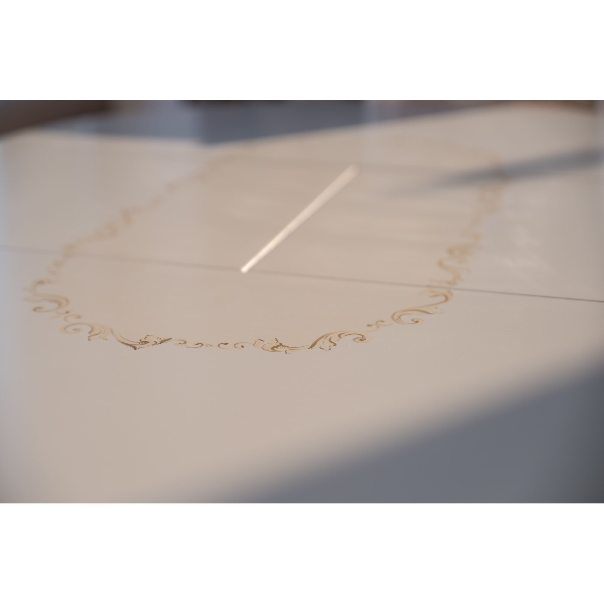 Set Masa extensibila, Suba Decor, pictata manual 90/125x90x75 +4 scaune ...