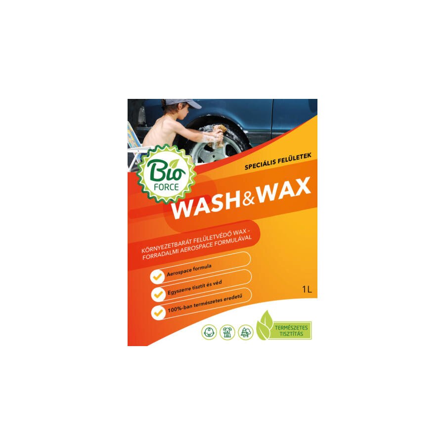 Bioforce Wash&Wax, autósampon, 1000ml - eMAG.hu