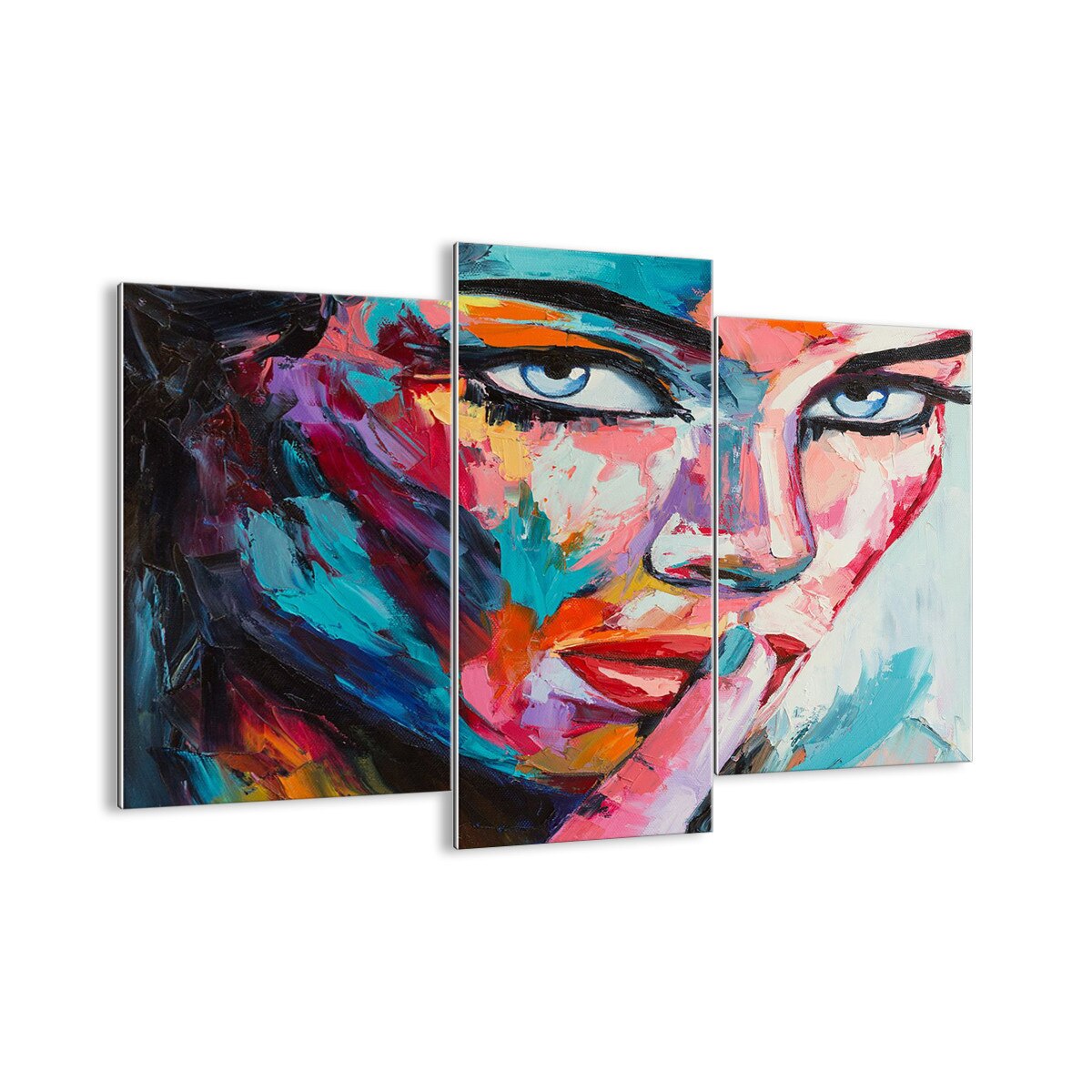 Tablou pe sticla 130x100 cm, Portret De Fata, GCB130x100-3444 - eMAG.ro