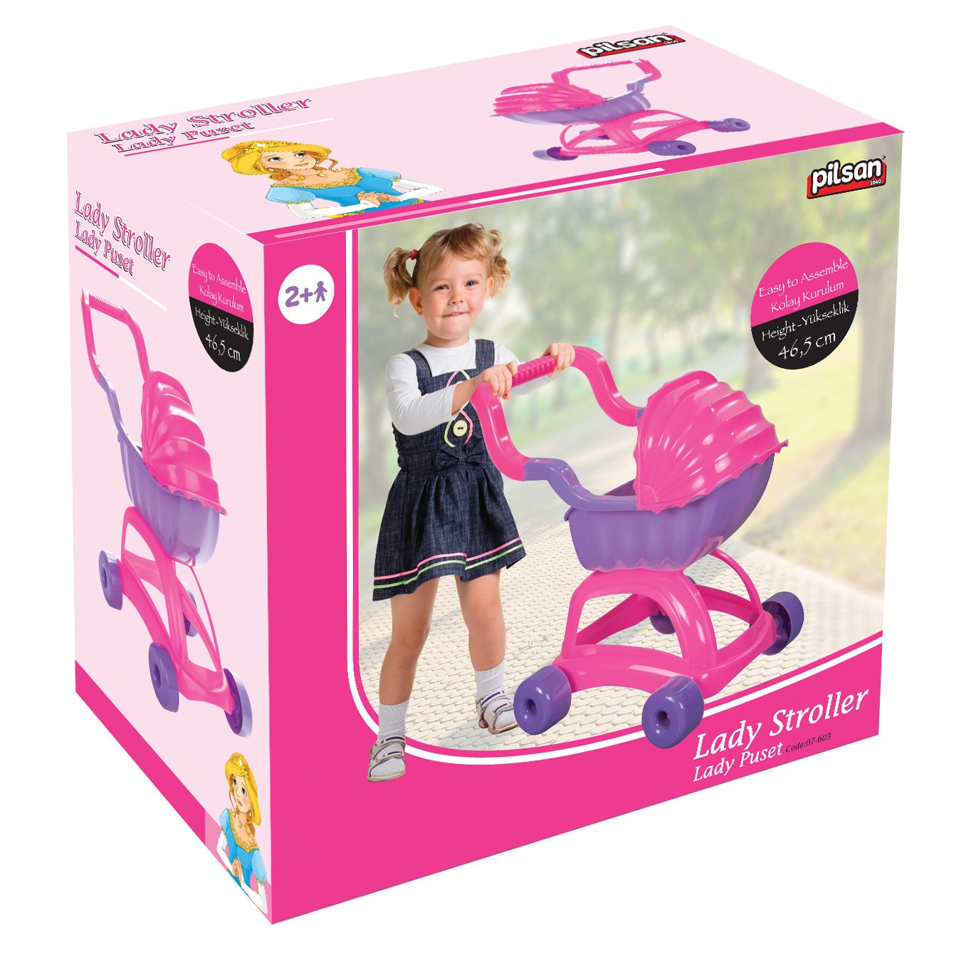 Carucior pentru papusi Lady - eMAG.ro