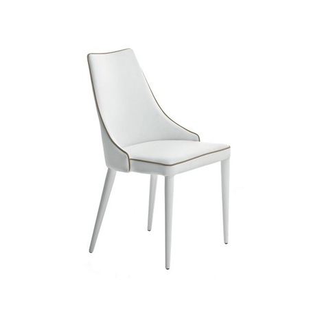 Scaun Living, Clara, Bontempi, 52*60*91 cm, alb - eMAG.ro