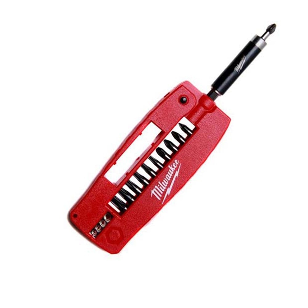 Set 11 biti de impact si un adaptor magnetic SHOCKWAVE, Milwaukee ...