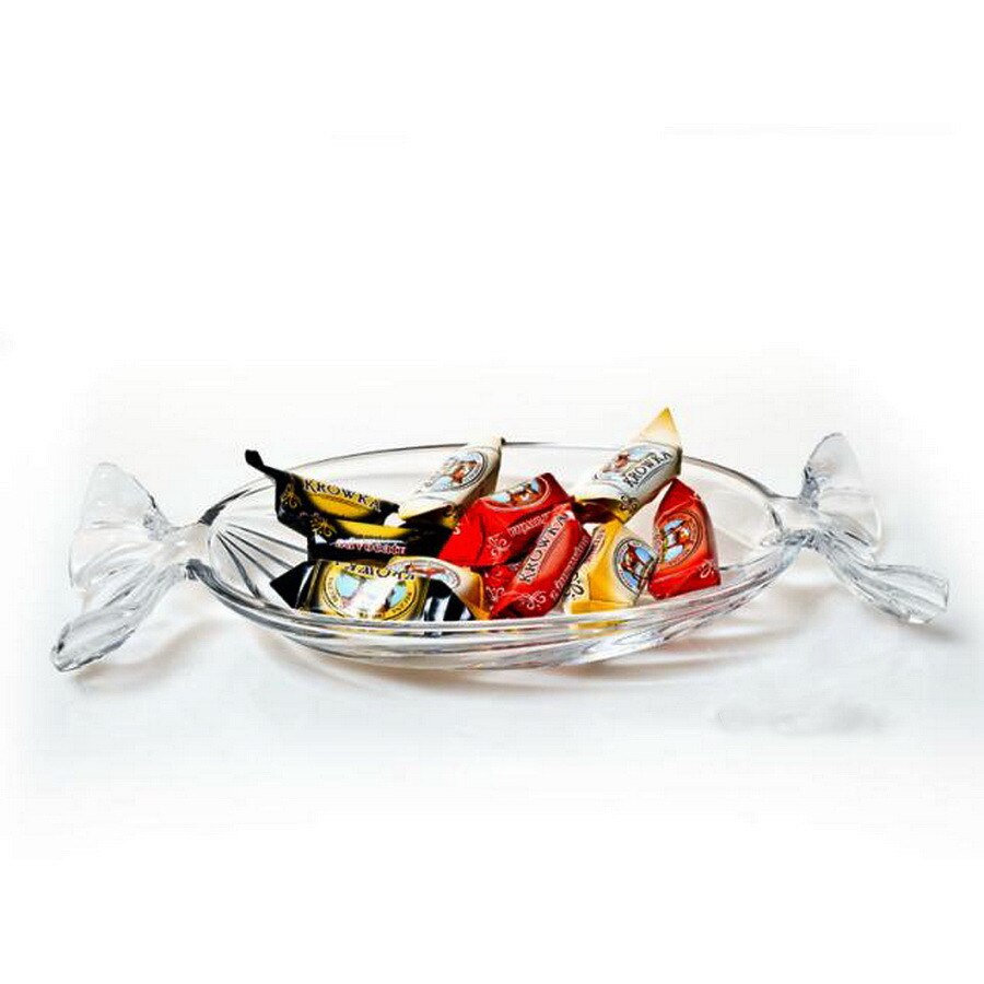 Fructiera din cristal, Bohemia Cristal, Dolce, 34 cm x 16 cm - eMAG.ro
