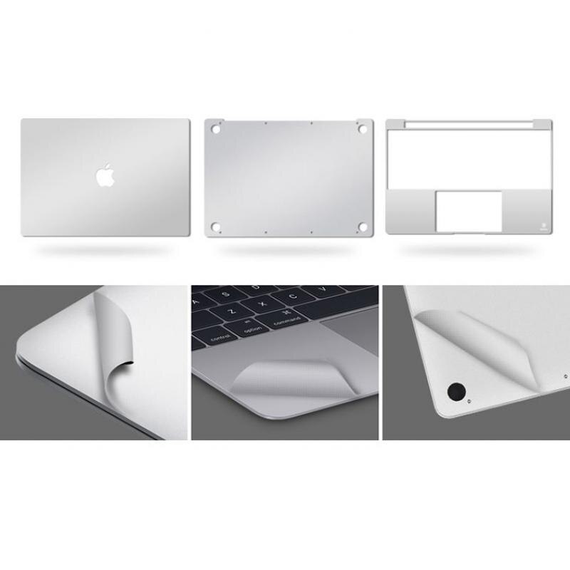 Autocolant laptop Tech-Protect 3M Skin Macbook Air 13 inch Silver - eMAG.ro
