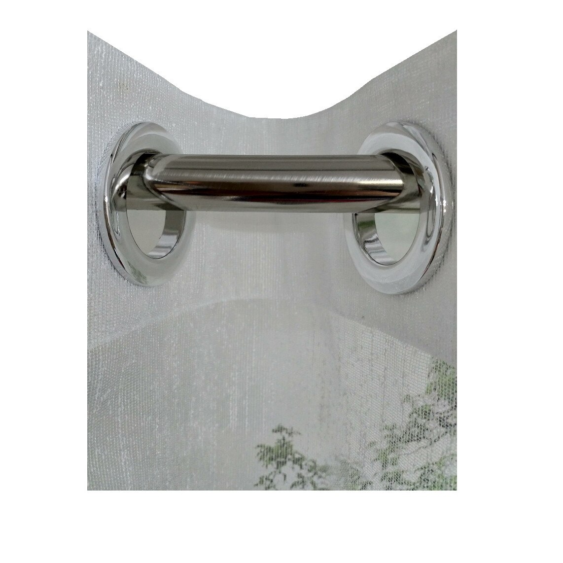 Perdea - Ayca - 01 ekru / inele capse inox - L 200 x H 155 - eMAG.ro