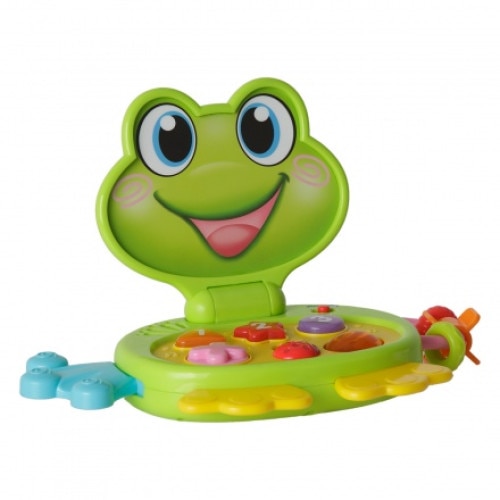 Jucarie laptop bebe, Broasca vesela, Winfun - eMAG.ro