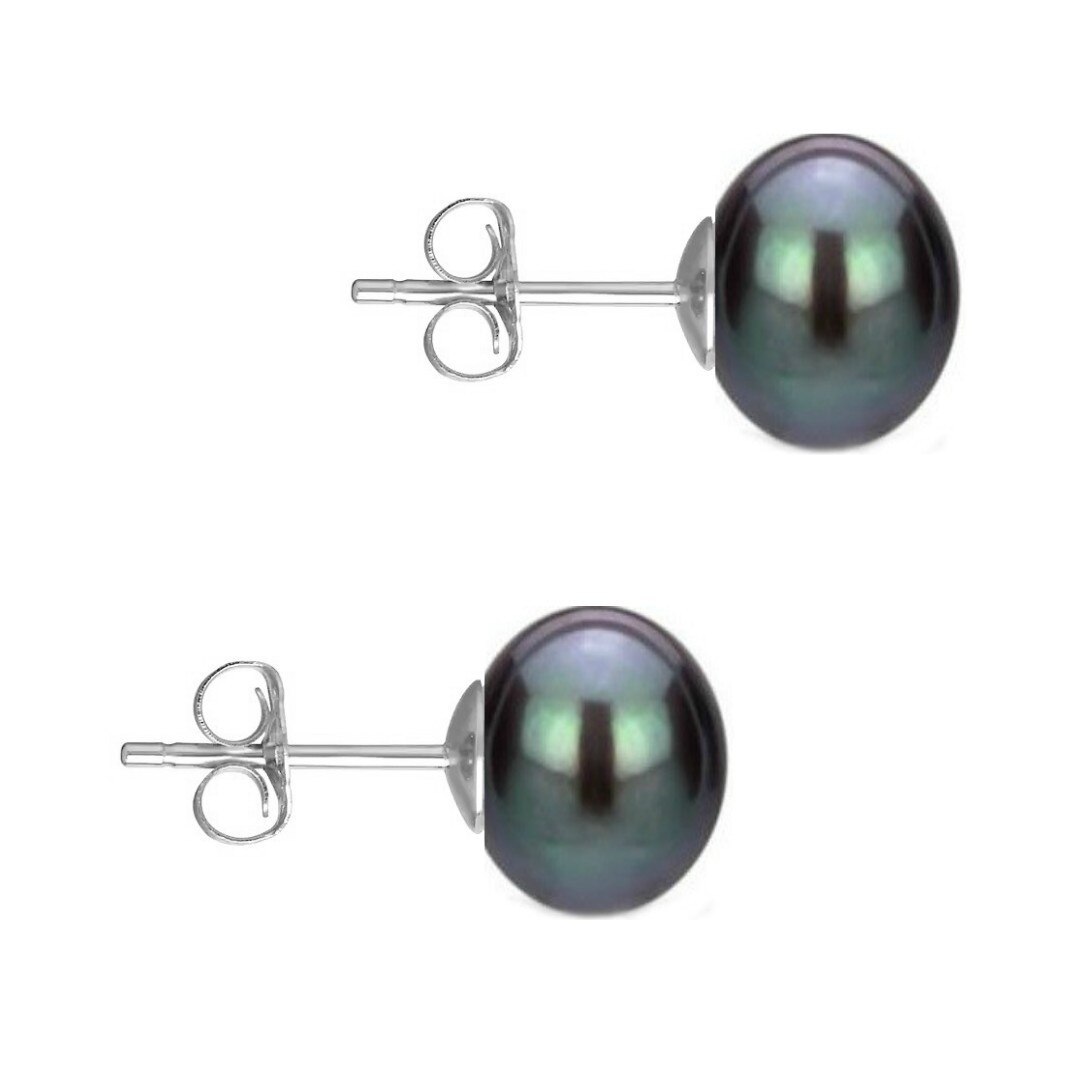 Set Kaskadda Perla Surpriza cu Cercei Bumb Perle Naturale Negre - eMAG.ro