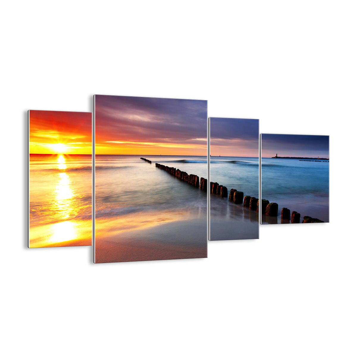 Tablou pe sticla 120x70 cm, Dig De Mare, GDL120x70-2781 - eMAG.ro