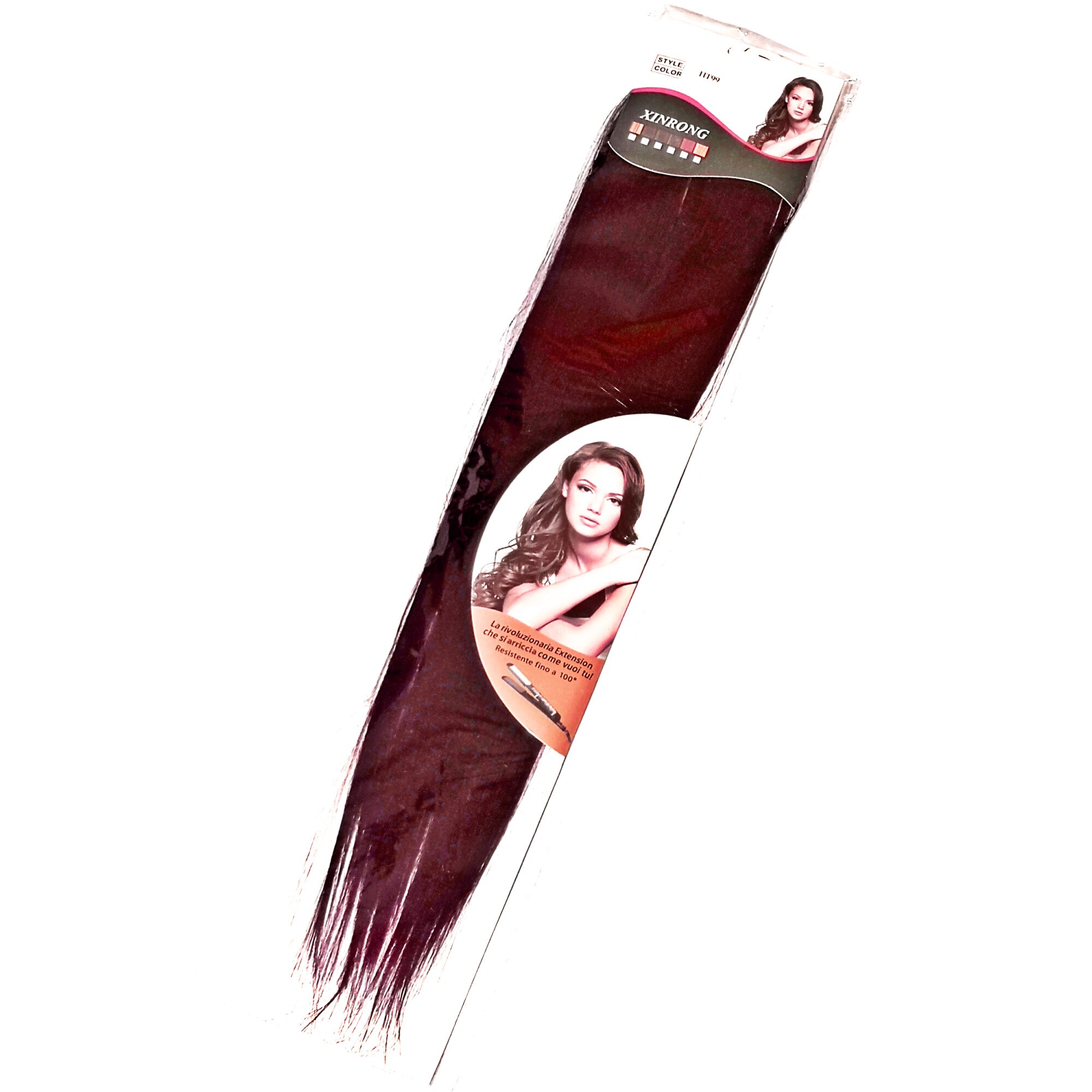 Extensie pentru par, roscat inchis, sistem 5 clips-on, Sasa Madrid Ht ...