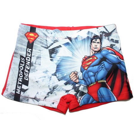 Slip boxeri baie Superman, rosu, 4 ani,104 cm - eMAG.ro