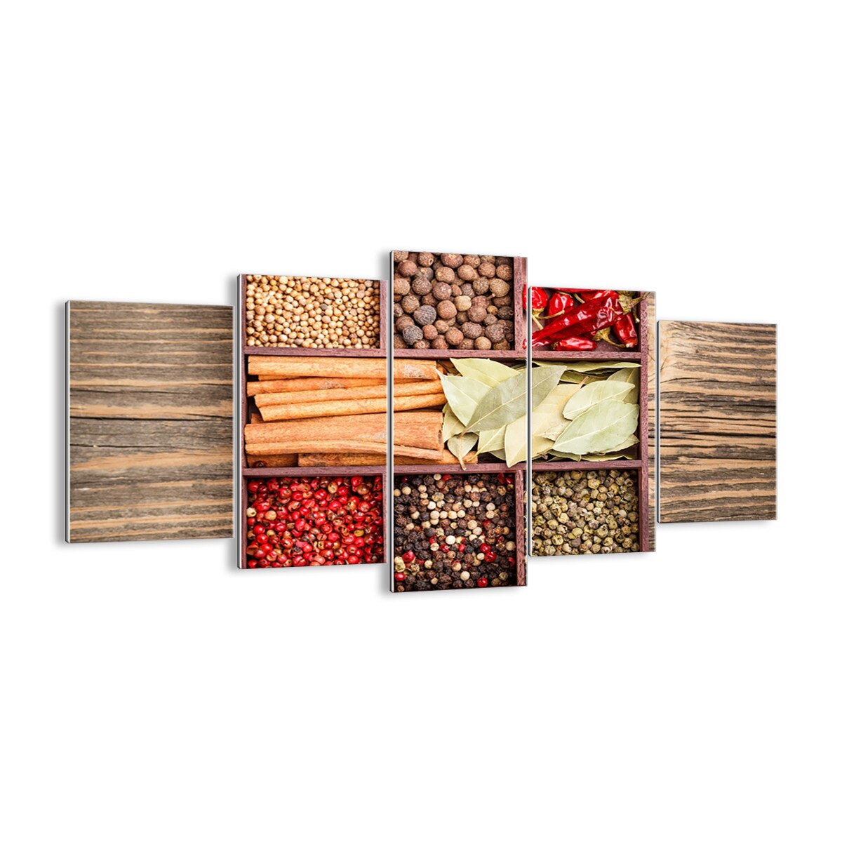 Tablou pe sticla 160x85 cm, Condimente De Bucatarie, GEA160x85-2467 ...