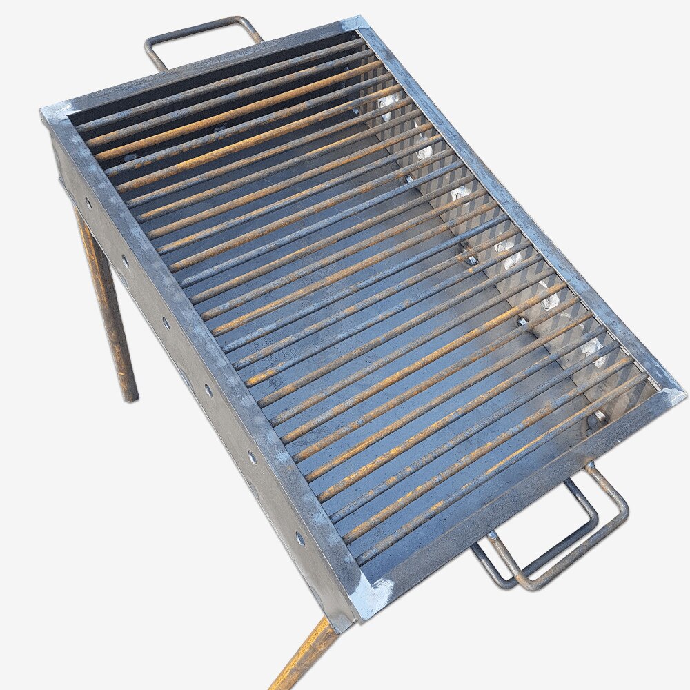 Gratar de gradina metalic cu picioare, 62 cm x 42 cm, Sdx Market® - eMAG.ro