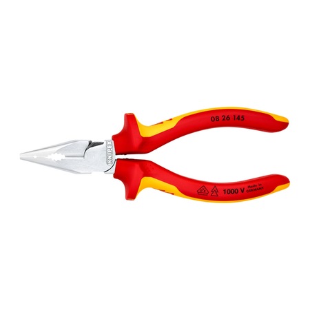 Cleste patent combinat VDE Knipex cromat cu varf ascutit si manere ...