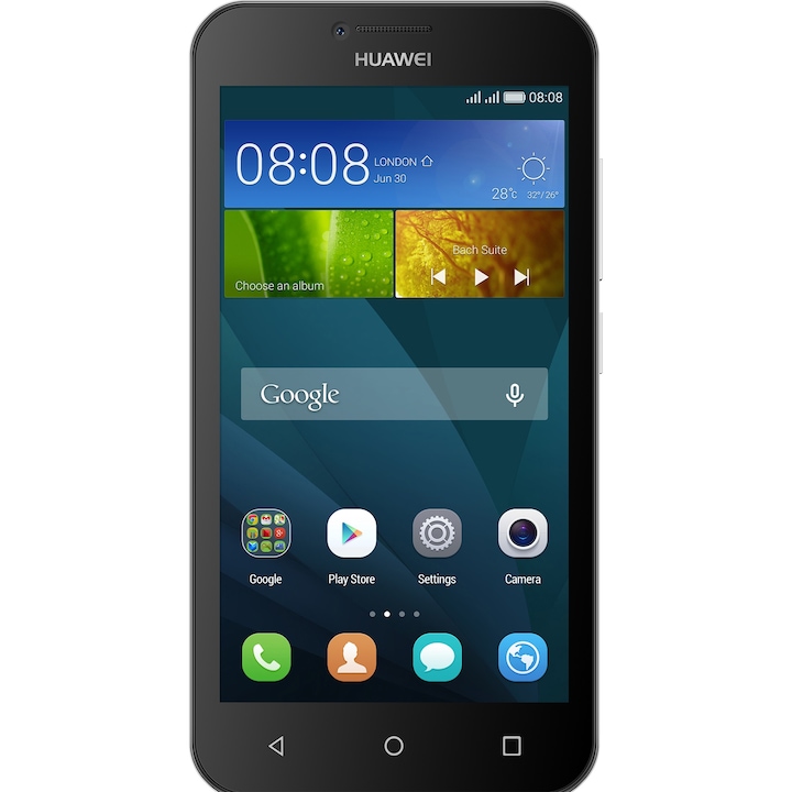 Telefon mobil Huawei Y5, 8GB, 4G, Black White - eMAG.ro