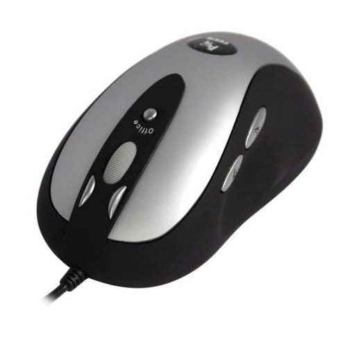 Mouse optic A4Tech X6-80D, argintiu/gri, USB - eMAG.ro
