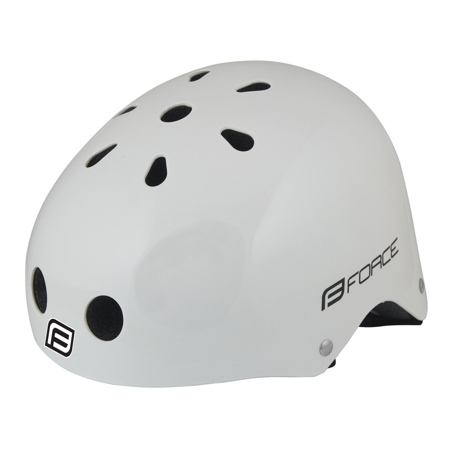 Casca Force BMX Alb Lucios S-M - eMAG.ro