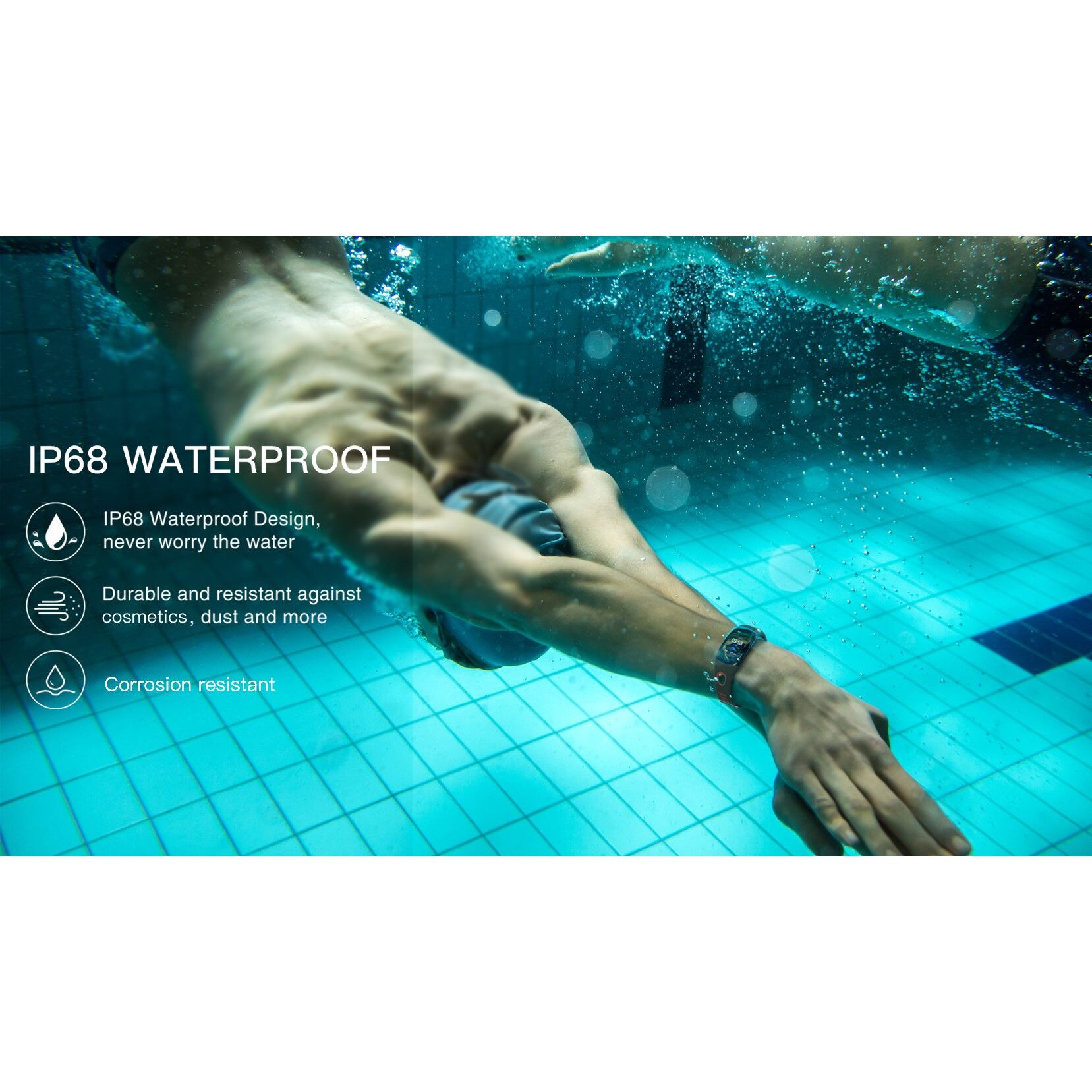 Ceas SmartWatch si Bratara Fitness 2 in 1 DM11,ODM, autonomie 240 h ...