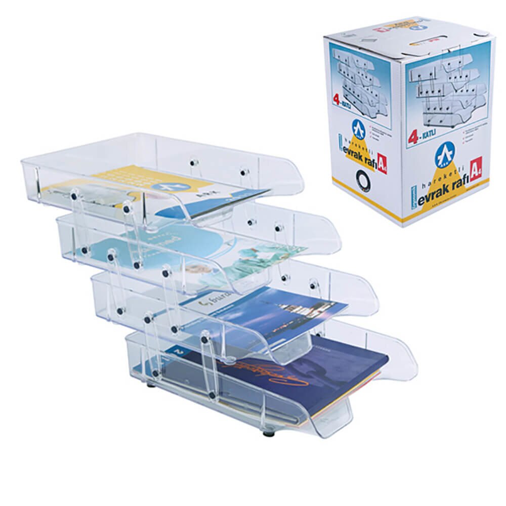 Set 4 tavite documente, ARK, 2084, culisante, transparente cristal ...