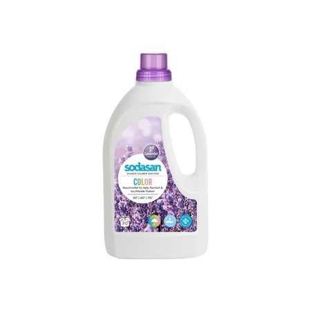 Detergent BIO lichid rufe albe si color lavanda 1,5l Sodasan - eMAG.ro