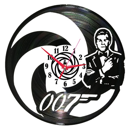 Ceas de perete disc vinil - Agentul 007 - eMAG.ro