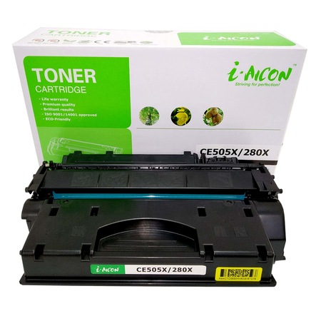 Cartus toner compatibil, i-Aicon, HP 505X/ 80X/ Canon 719H, CE505X ...