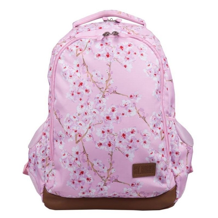 Ghiozdan Scolar 2 Compartimente St.Right - Blossom BP47 - eMAG.ro