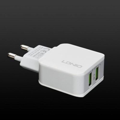 Мрежово зарядно - LDNIO / 2 X USB 2.4A - eMAG.bg