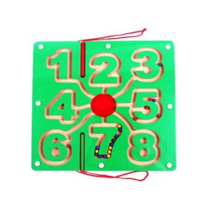 Labirint magnetic, FamousKids®, Trasare cifre - eMAG.ro