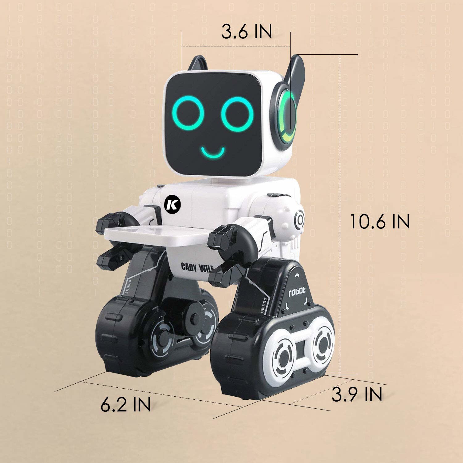 Robot Inteligent Interactiv, Lumina LED Touch & Control, Muzica Dance ...