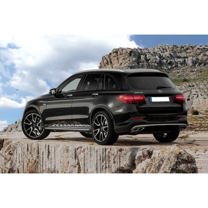 Облицовка, съвместима с изпускателната система Mercedes-Benz GLC 45 ...