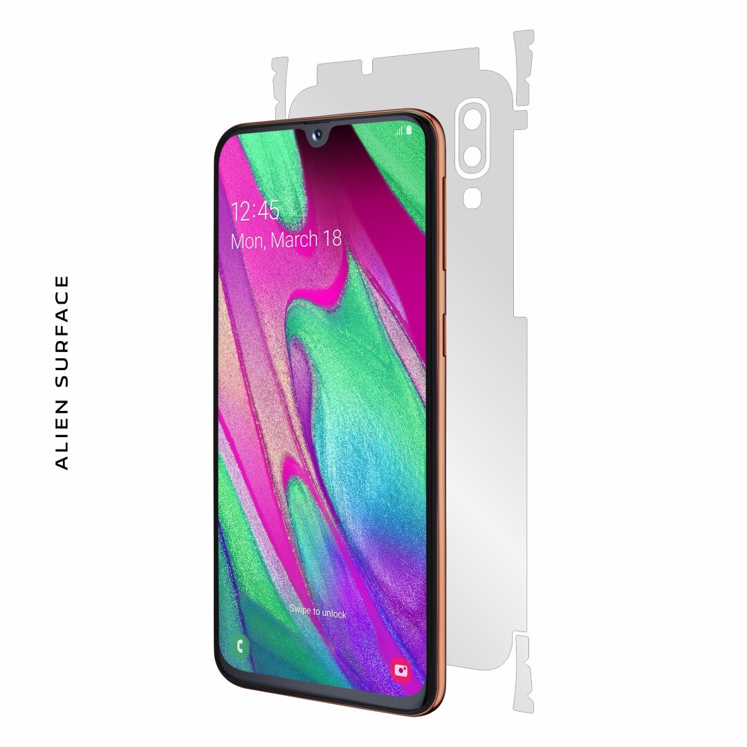 Защитно Фолио Alien Surface, Samsung Galaxy A40, Защита Заден, Отстрани ...