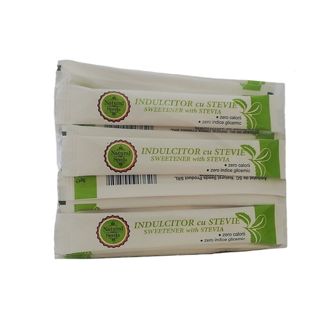 Indulcitor cu stevie, Natural Seeds Product, 3 gr / pachet 120g - eMAG.ro