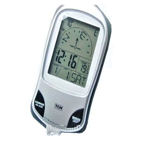 Busola digitala, TCM, Ceas/Termometru/ D-22290, Argintiu - eMAG.ro