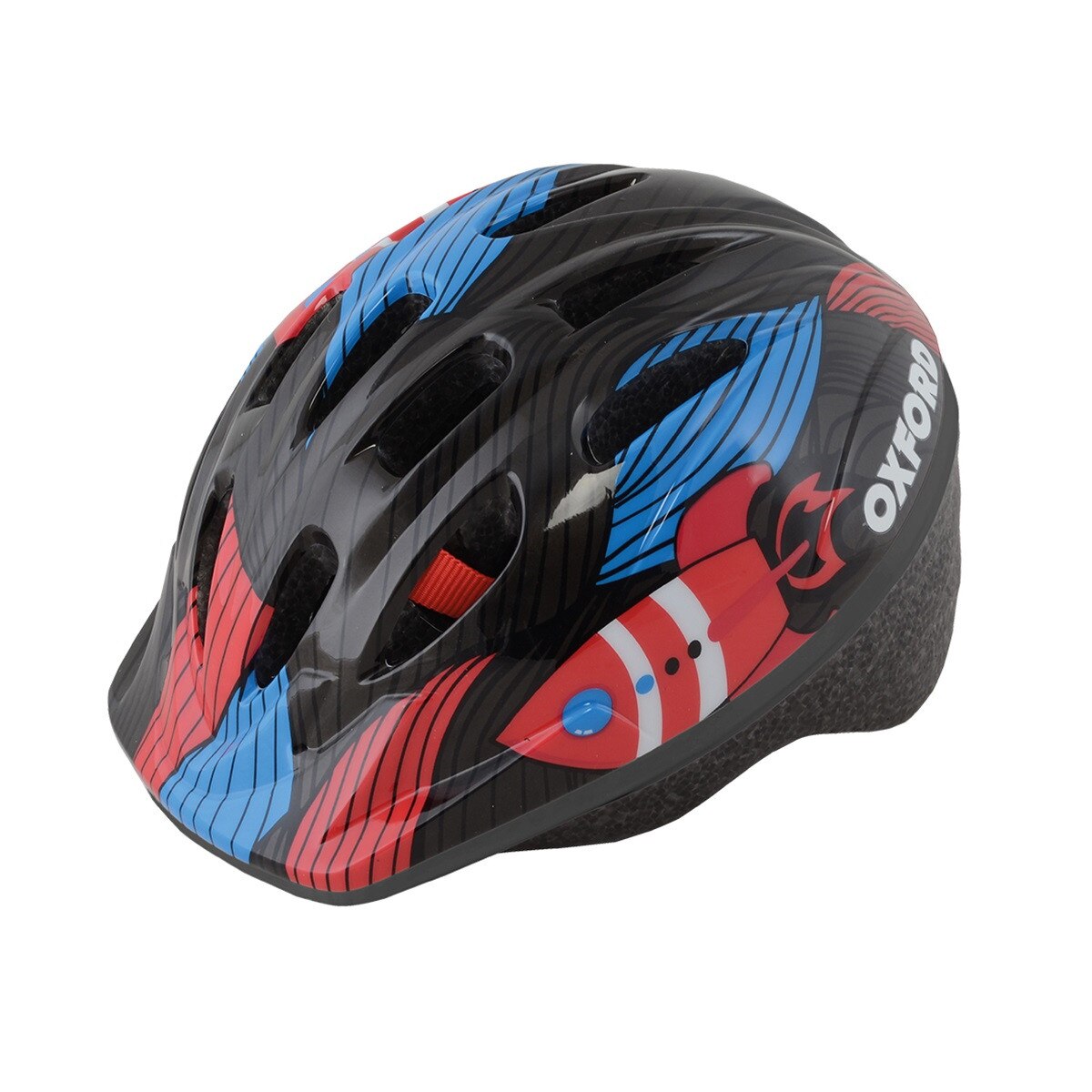 Casca biciclete OXFORD - Kids Zoom Rocket, L 50-54cm - eMAG.ro