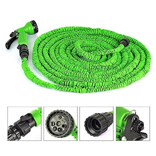 Furtun Extensibil pentru udat gradina ILOGi, 45 M + Pistol de Stropit ...