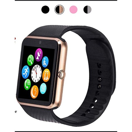 Smartwatches cu tracker d'activité, pentru Apple si Android Gold - eMAG.ro