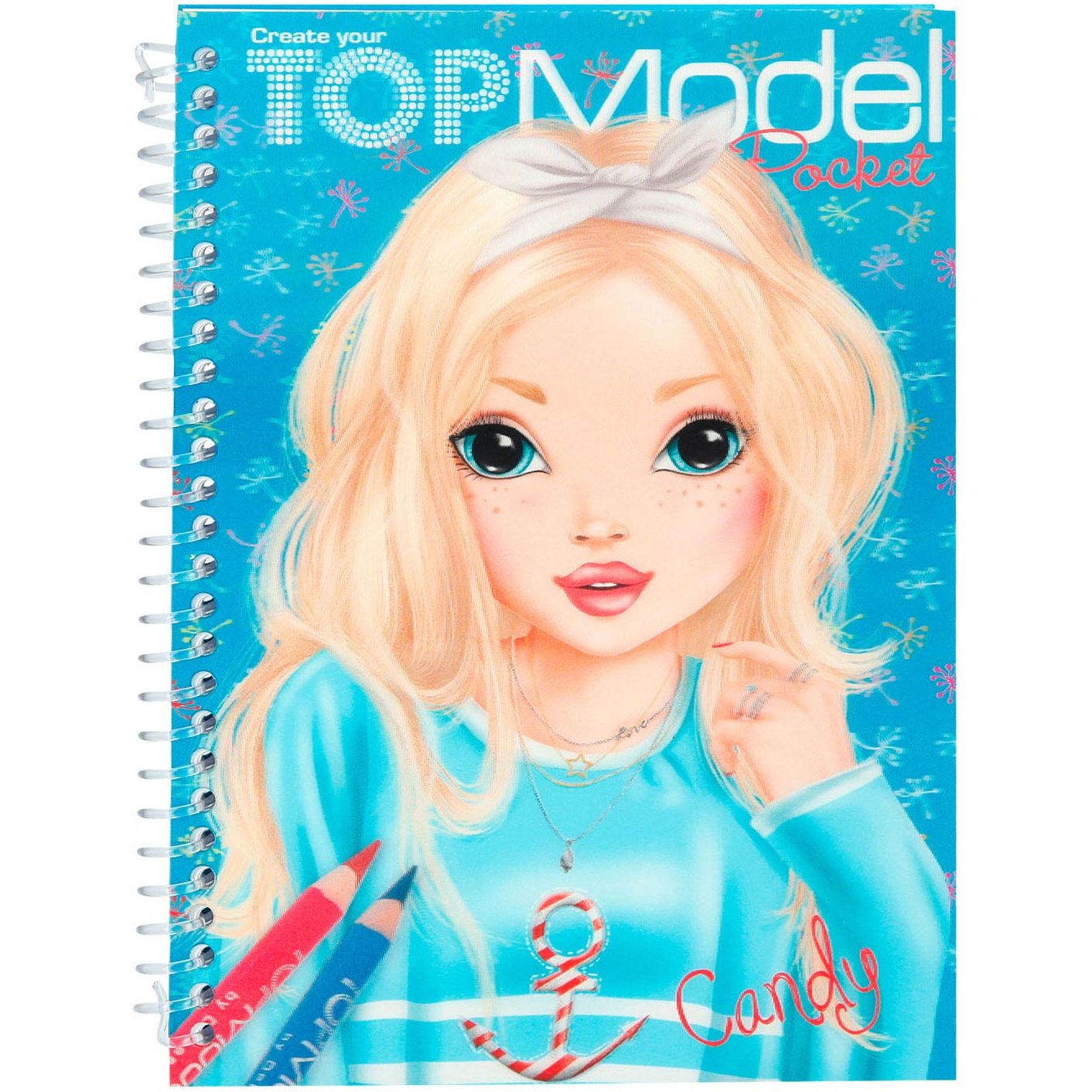 Carnetel de colorat cu coperta 3D mic Top Model, Depesche - eMAG.ro