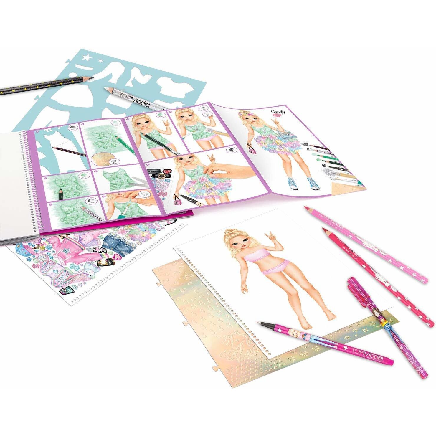 Carte de Colorat Top Model Special Design, Depesche - eMAG.ro